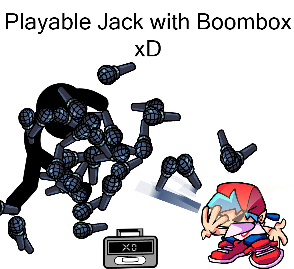 Playable Jack with Boombox Mod for Friday Night Funkin' | FNF Mods