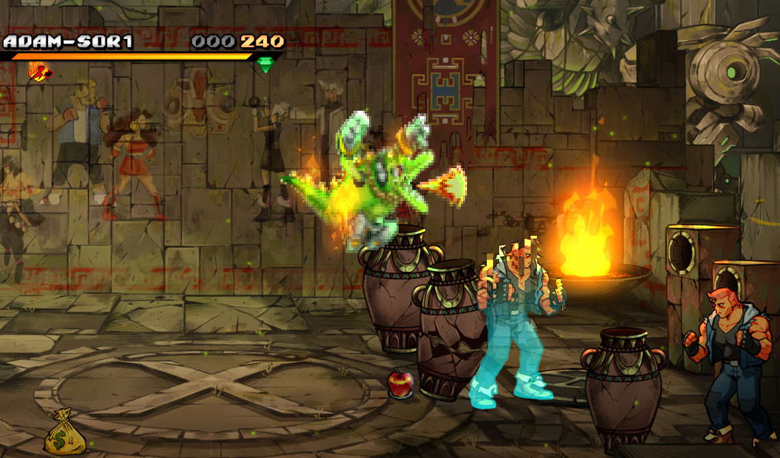 Vector Over SoR1-Adam [Streets of Rage 4] [Mods]