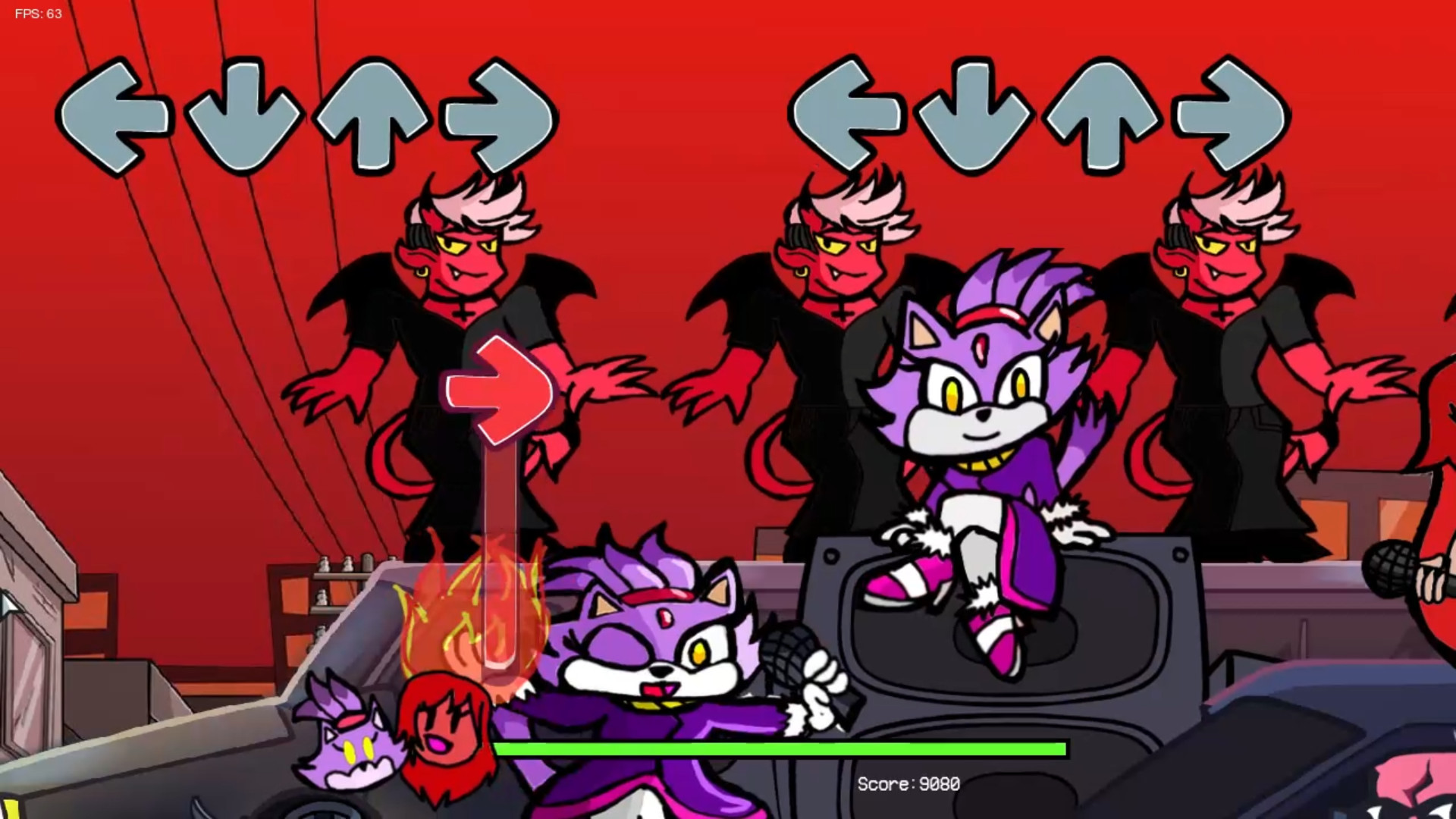 Blaze Skin over Mom [Friday Night Funkin'] [Mods]