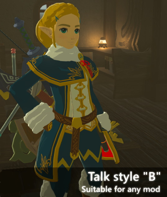 Girly Animation Pack Mod for The Legend of Zelda: Breath of the Wild ...