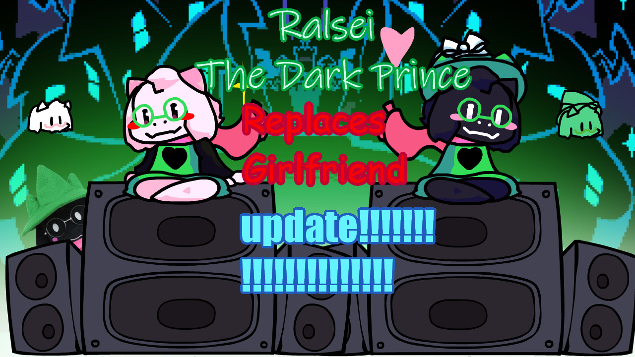 Ralsei Replaces Girlfriend [UPDATE!] Mod for Friday Night Funkin' | FNF ...