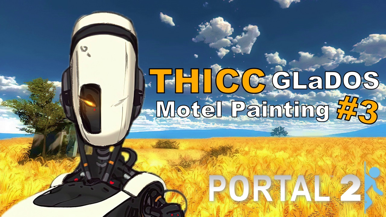 [NSFW] Thicc GLaDOS Motel Painting #3 [Portal 2] [Mods]