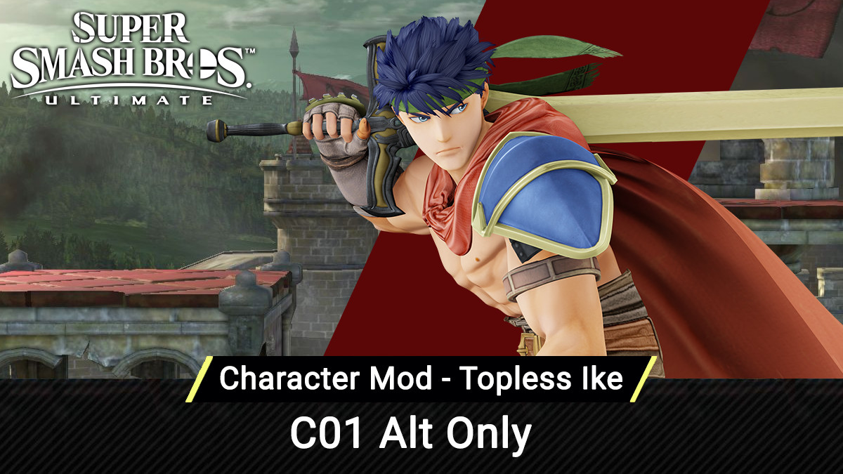 Topless Ike Mod for Super Smash Bros. Ultimate | SSBU Mods
