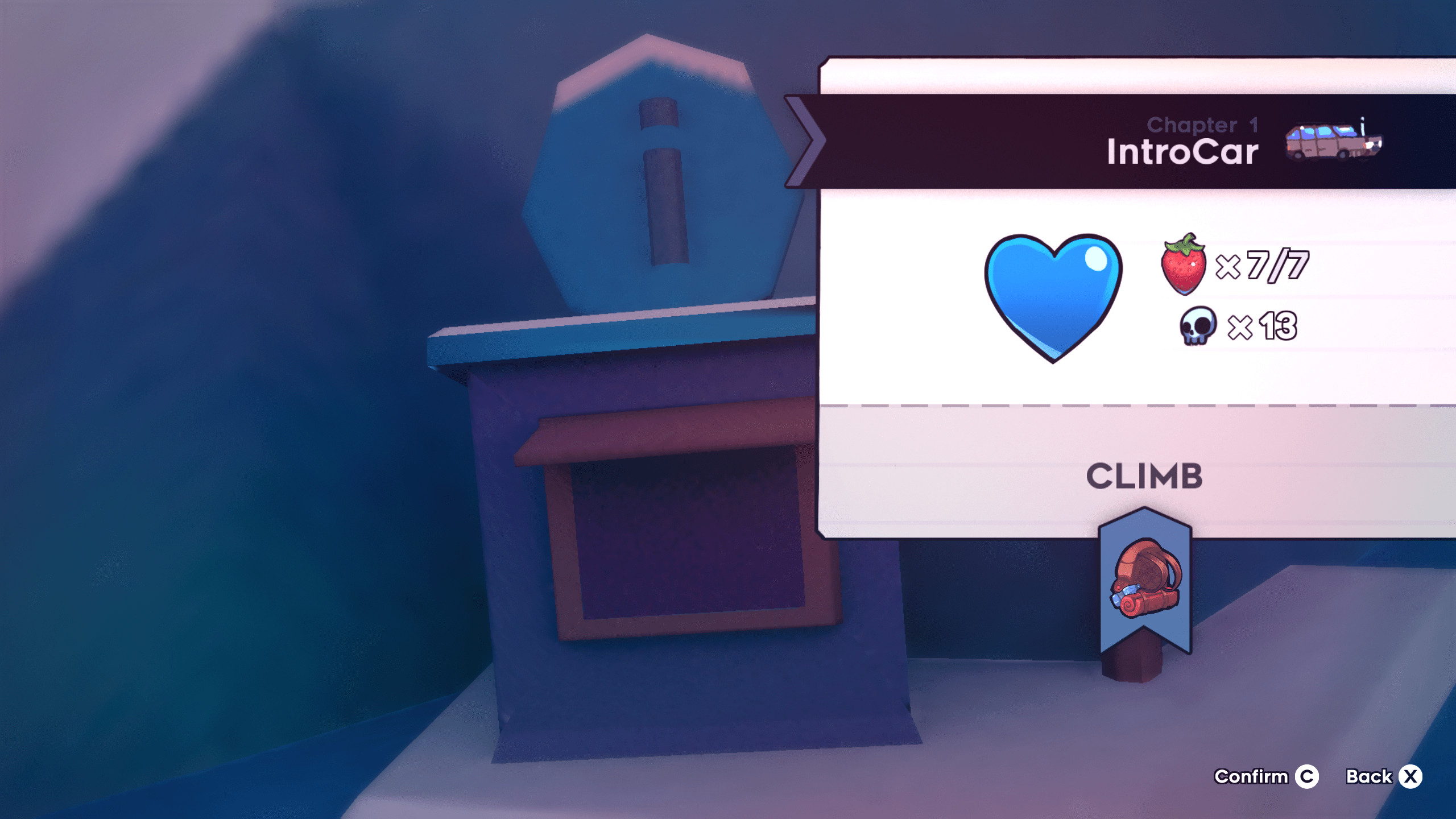 Intro Car Map Mod for Celeste | Celeste Mods