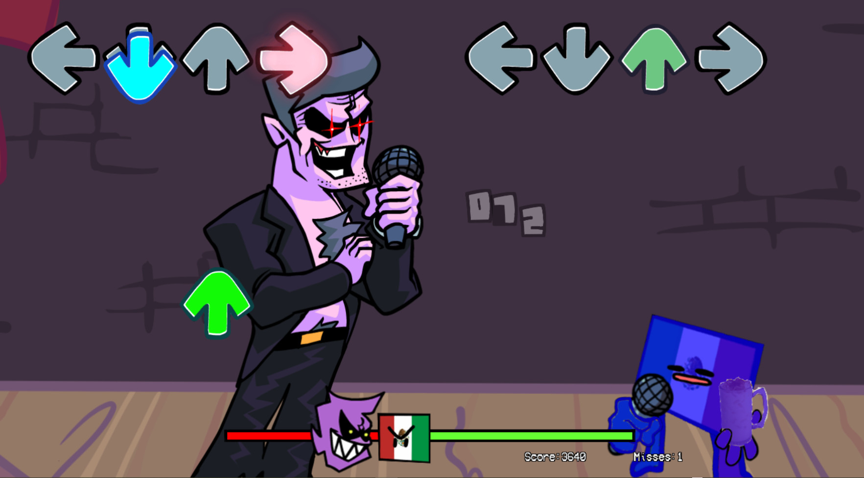 Mexican Flag over Bf Mod for Friday Night Funkin' | FNF Mods