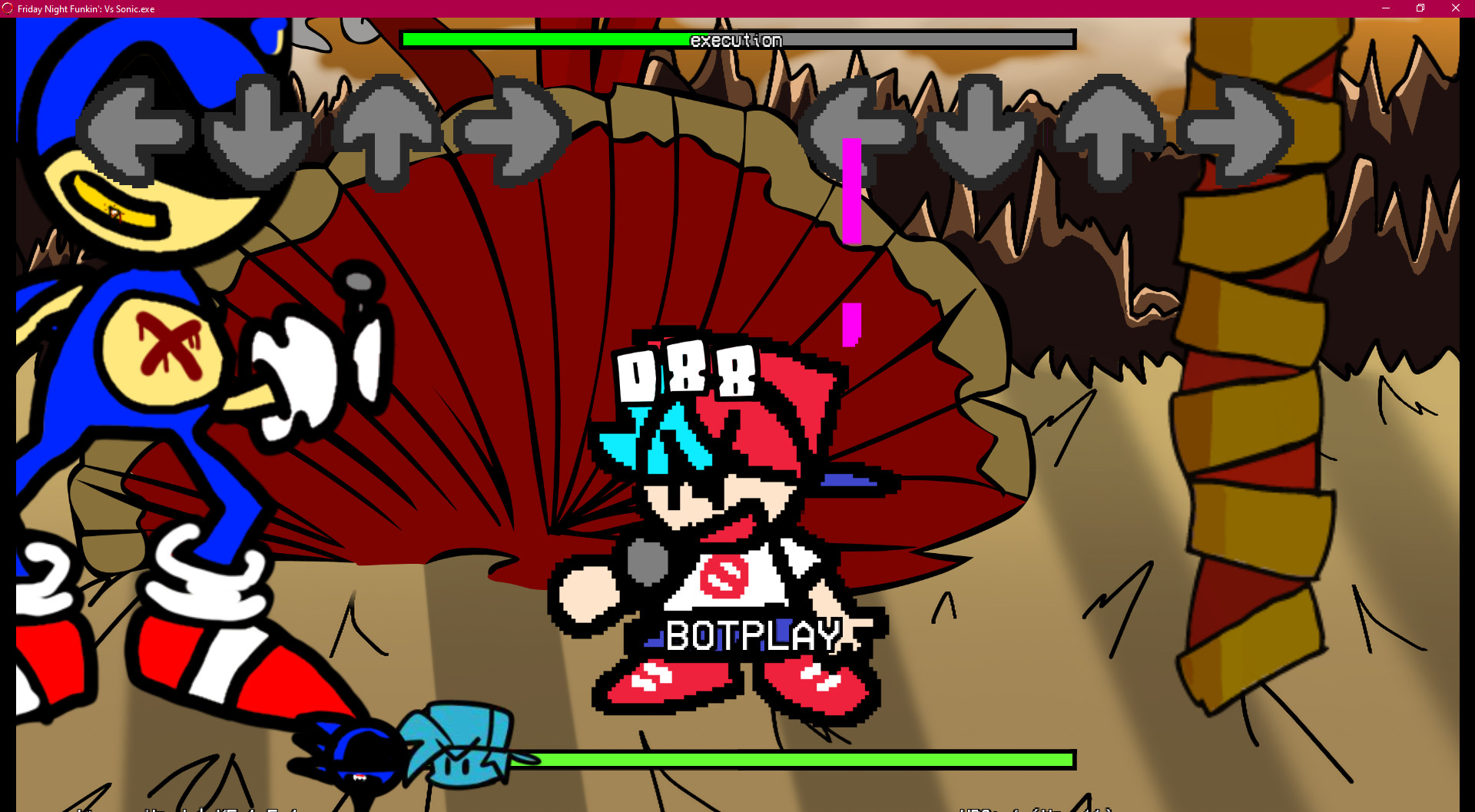 Vs Sonic.exe but bad Mod for Friday Night Funkin' | FNF Mods