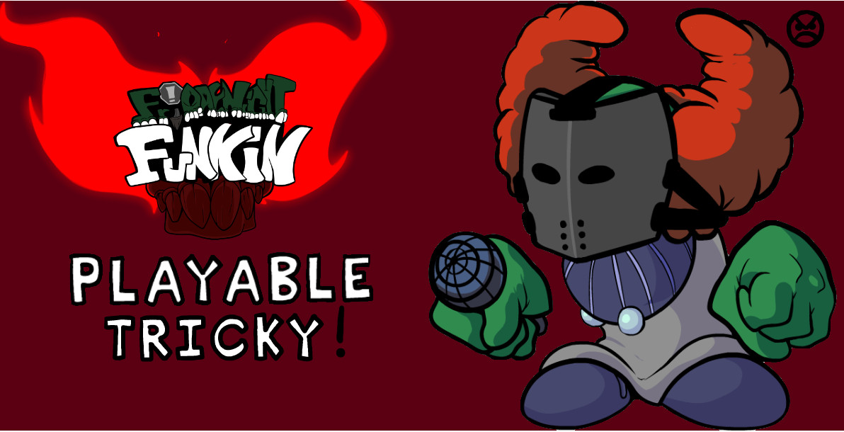Playable Tricky Fixed Mod for Friday Night Funkin' | FNF Mods