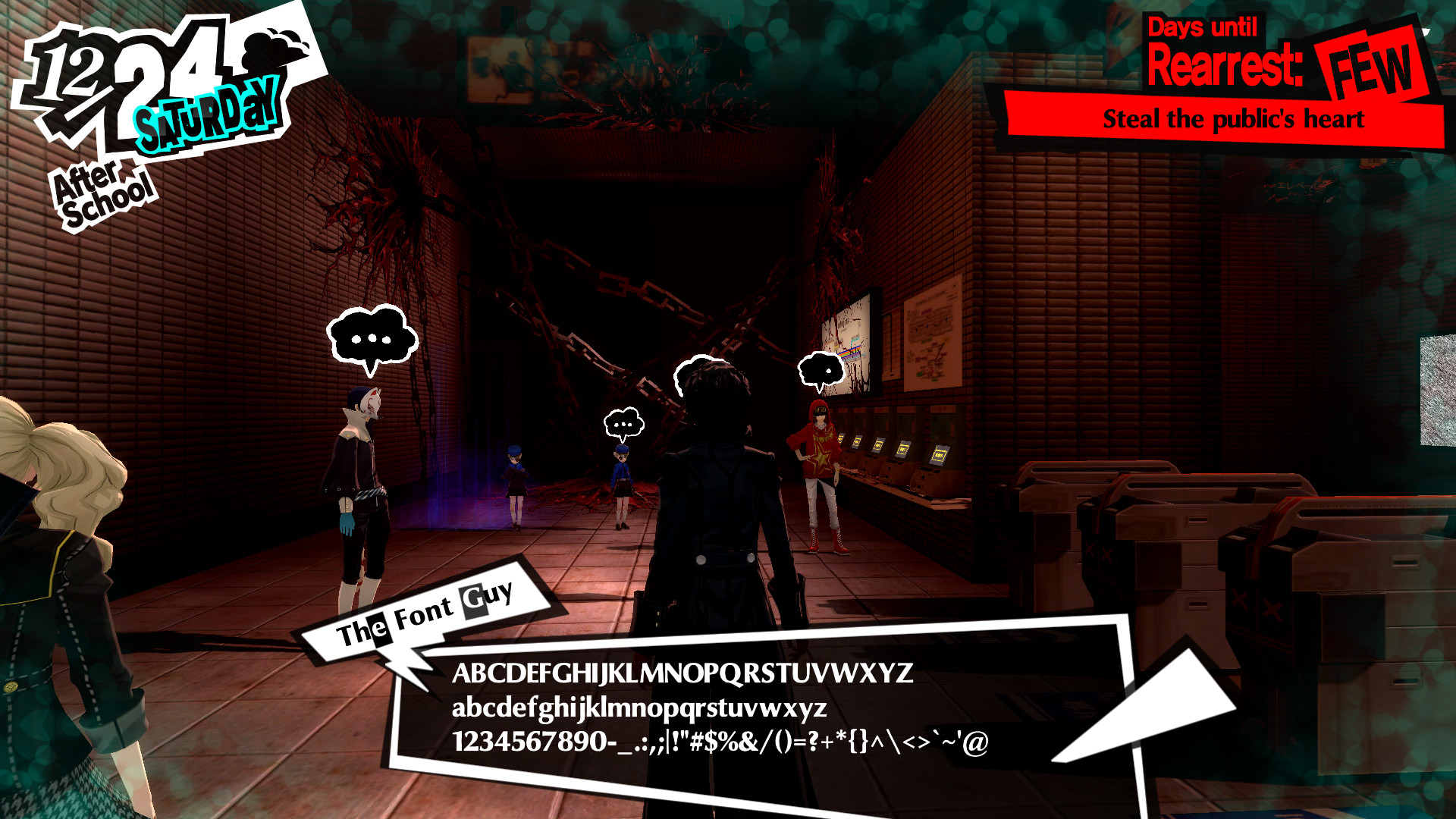 P5R/P5D Font 4K Mod for Persona 5 | P5 Mods
