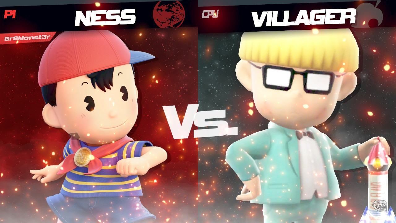 Jeff Andonuts Over Villager Ui Mod for Super Smash Bros. Ultimate ...