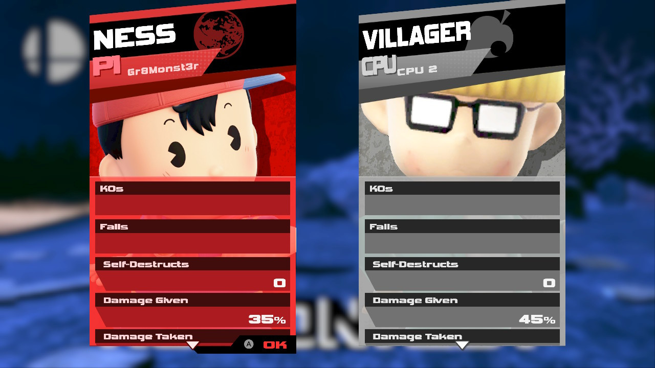 Jeff Andonuts Over Villager Ui Mod for Super Smash Bros. Ultimate ...