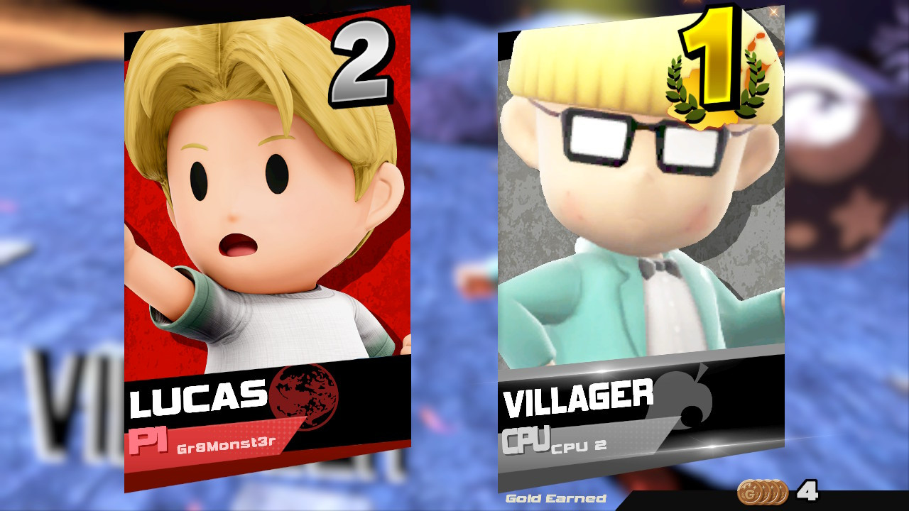 Jeff Andonuts Over Villager Ui Mod for Super Smash Bros. Ultimate ...