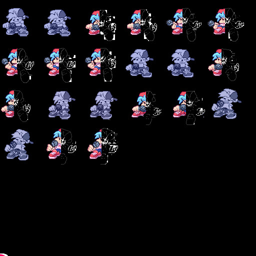 half corrupted bf pixel Mod for Friday Night Funkin' | FNF Mods