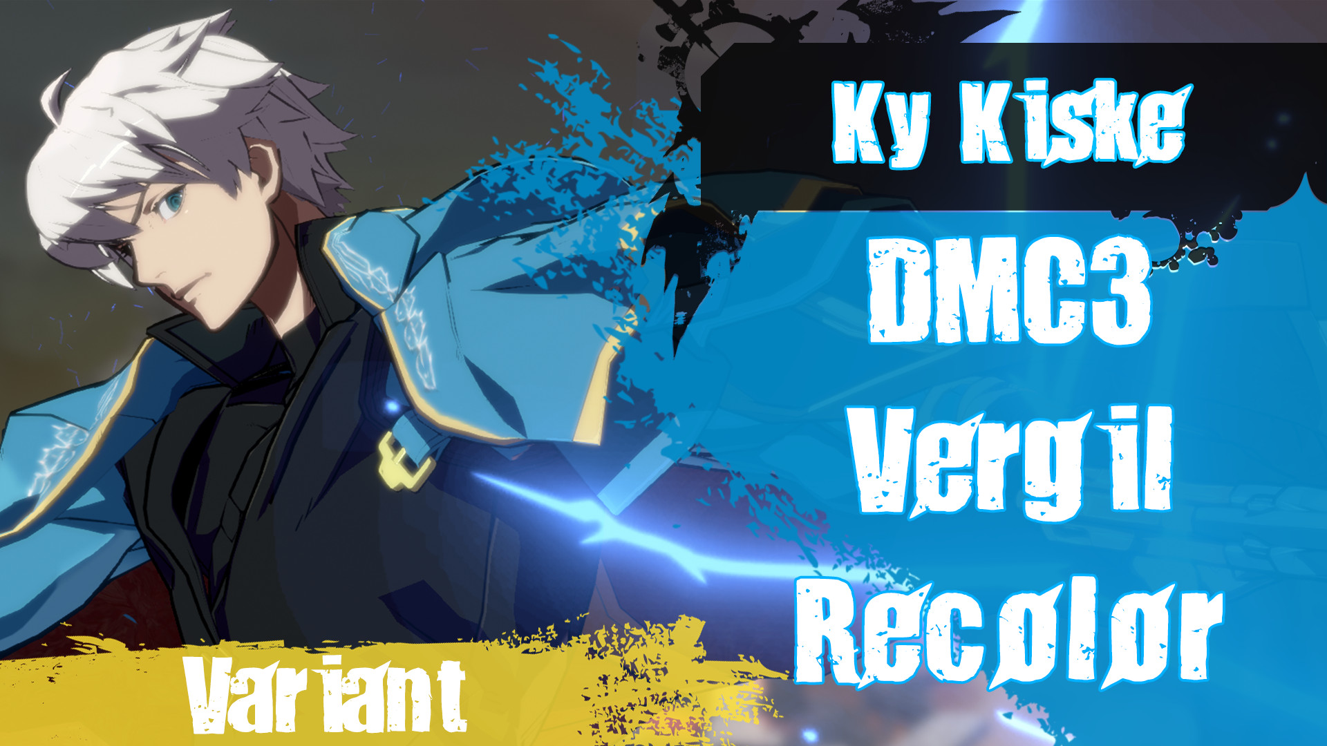 Vergil DMC3 Recolor Ky (Variant) Mod for GUILTY GEAR -STRIVE- | GGST Mods