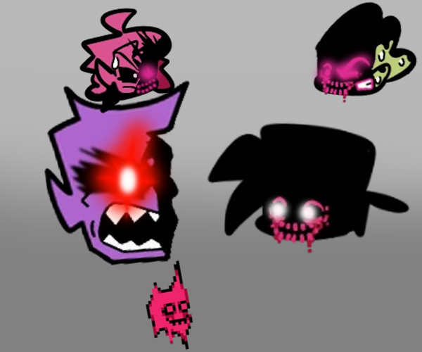 Corruption Mod Icons. Mod for Friday Night Funkin' | FNF Mods