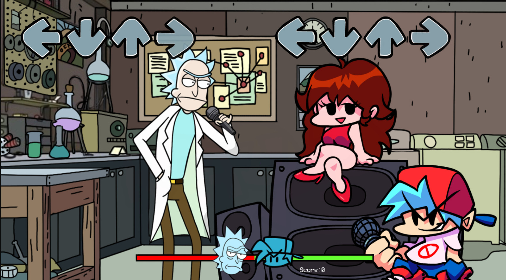 Vs Rick Sanchez FULL WEEK (Friday Night Funkin) Mod for Friday Night ...