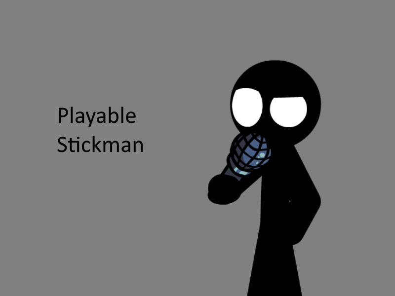 Playable Stickman Mod for Friday Night Funkin' | FNF Mods