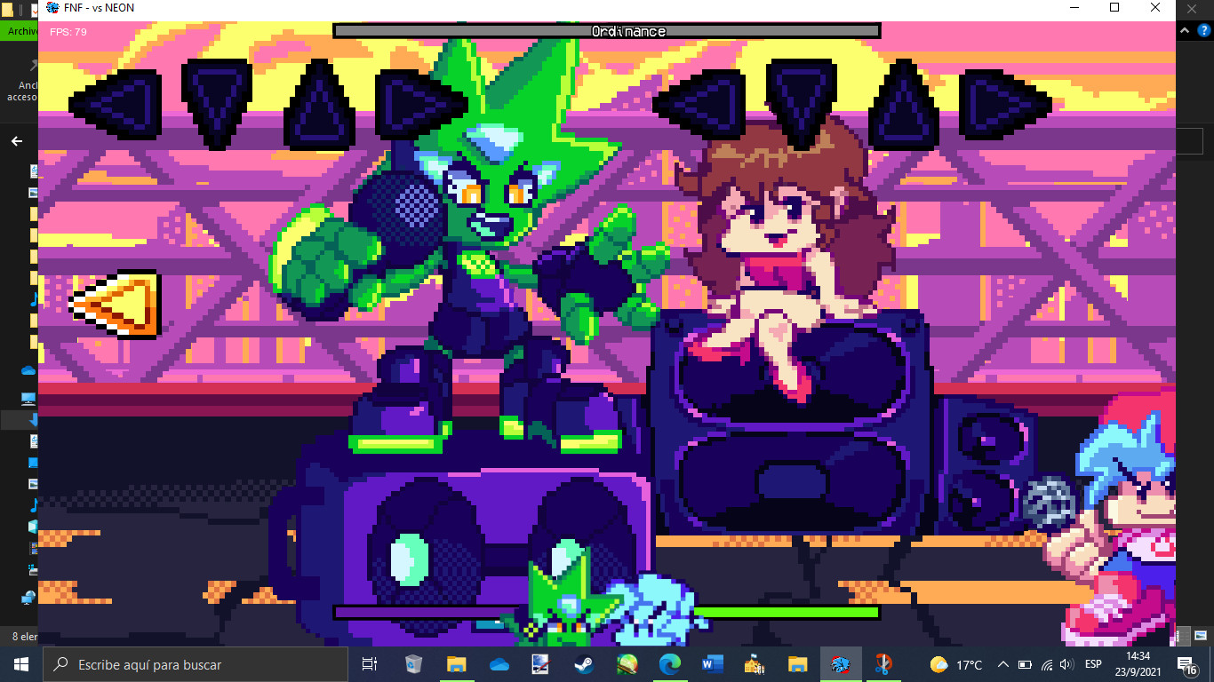 neon sing endless Mod for Friday Night Funkin' | FNF Mods