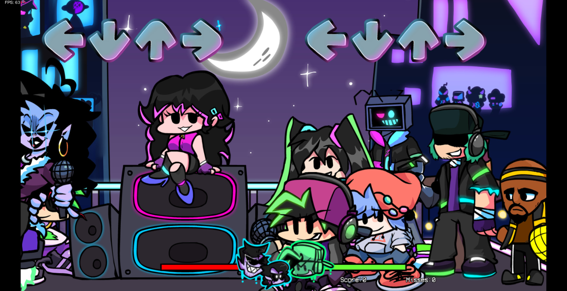 FNF Multiplayer Neo 3.0 Improved + Custom BG Mod for Friday Night ...