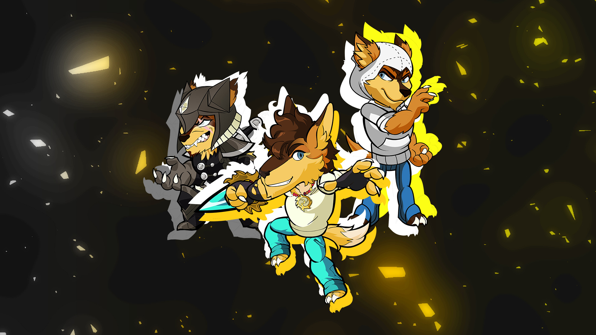 Golden, The Rhythmic Wolf Mod for Brawlhalla | BHalla Mods