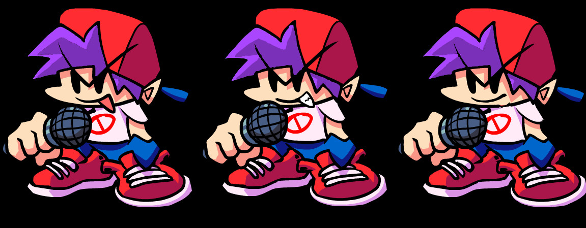 Note Hair Colored Bf With Better Expressions Mod for Friday Night ...