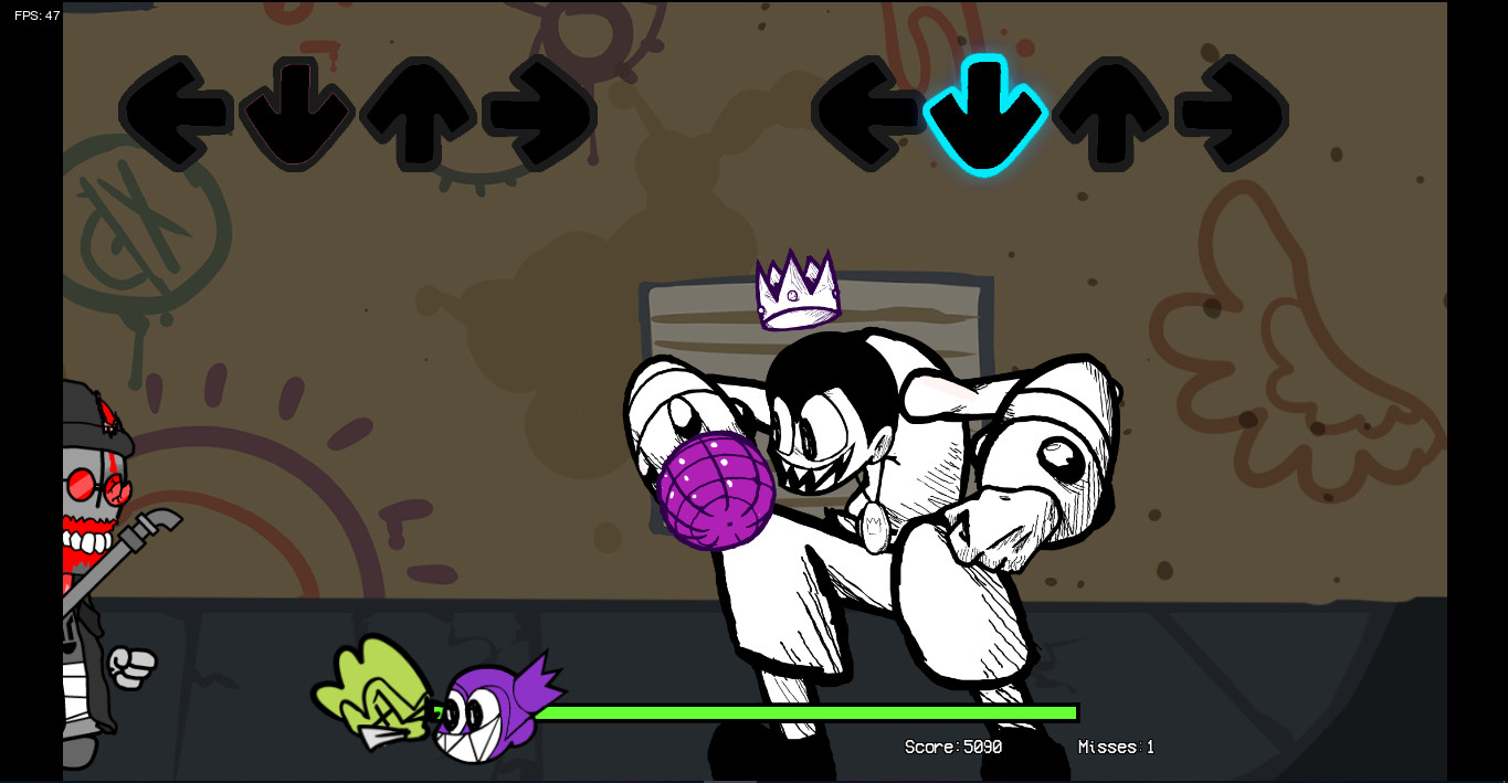 Cancer lord 2D for multiplayer [Friday Night Funkin'] [Mods]