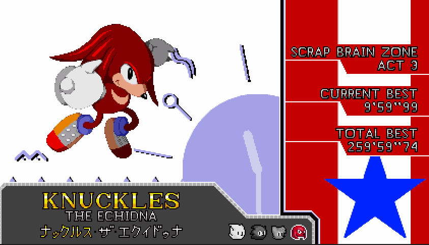 Knuckles in Sonic 1 Knuckles Mod for Sonic the Hedgehog Forever | S1F Mods