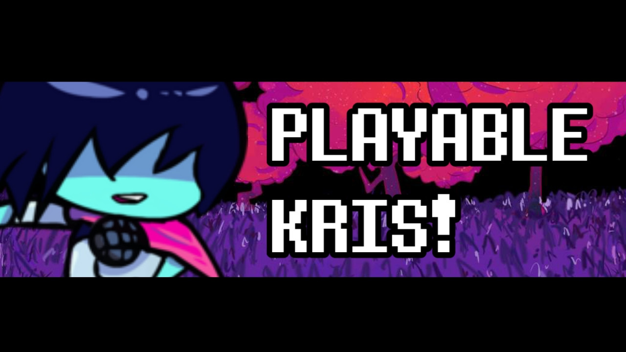 Playable Kris! Mod for Friday Night Funkin' | FNF Mods