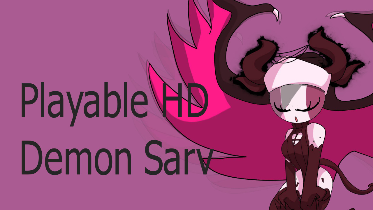 Playable HD Demon Sarvente Mod for Friday Night Funkin' | FNF Mods