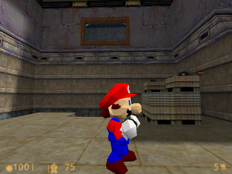 Mario 64 Derpy For Half-Life Mod for Half-Life | HL Mods