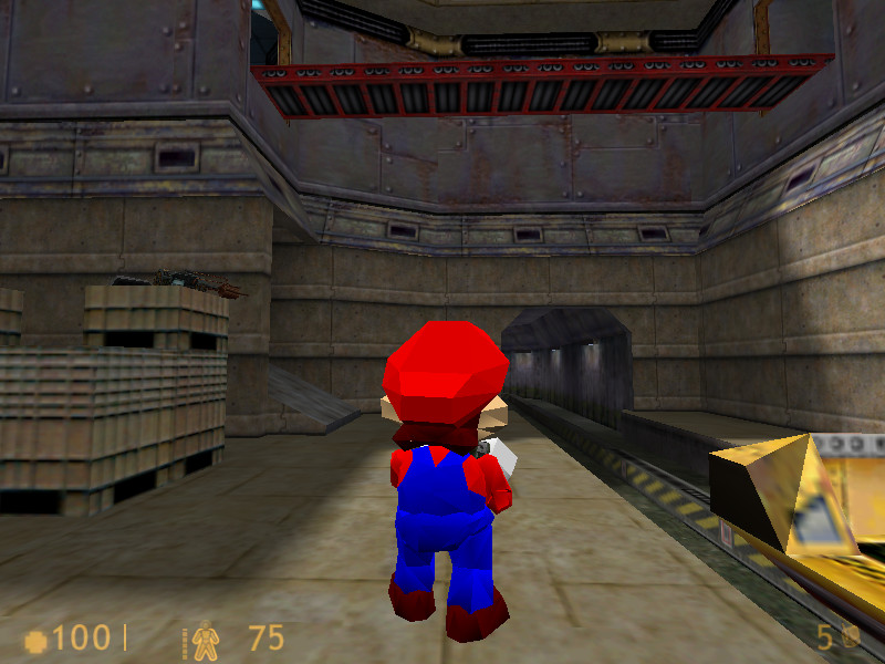 Mario 64 Derpy For Half-Life Mod for Half-Life | HL Mods