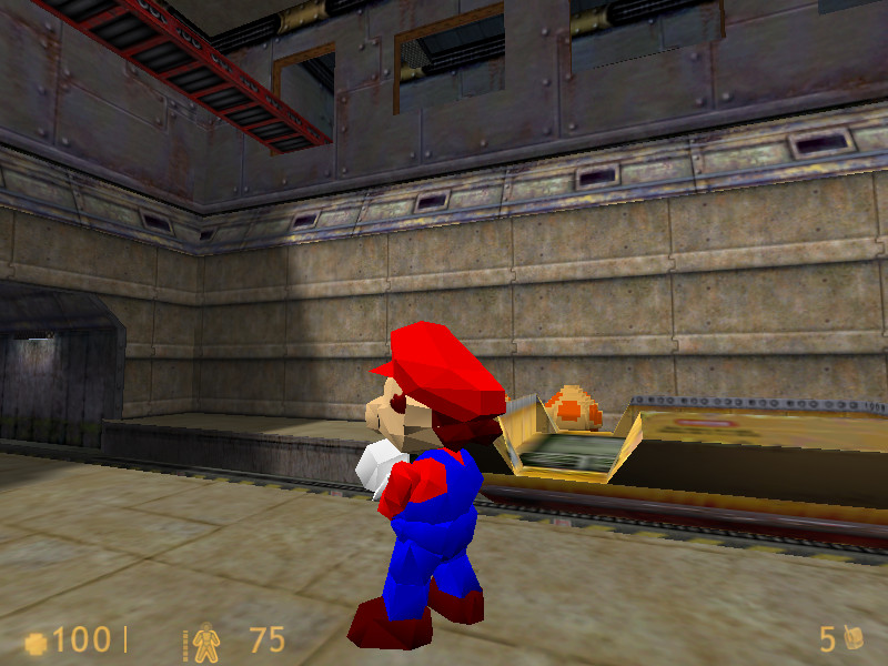 Mario 64 Derpy For Half-Life Mod for Half-Life | HL Mods