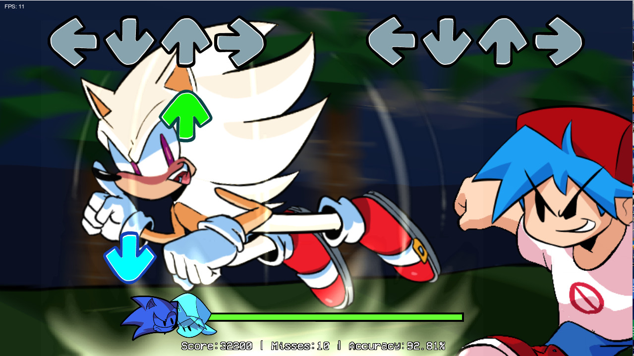 VS SONIC BUT HYPER ! Mod for Friday Night Funkin' | FNF Mods