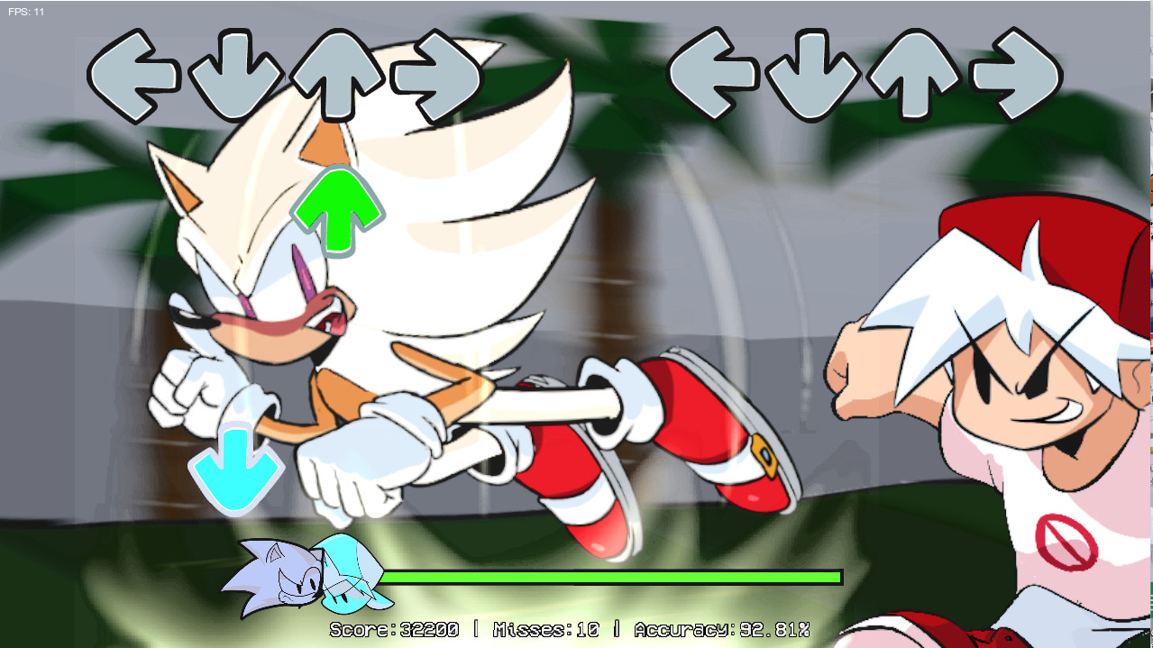 VS SONIC BUT HYPER ! Mod for Friday Night Funkin' | FNF Mods