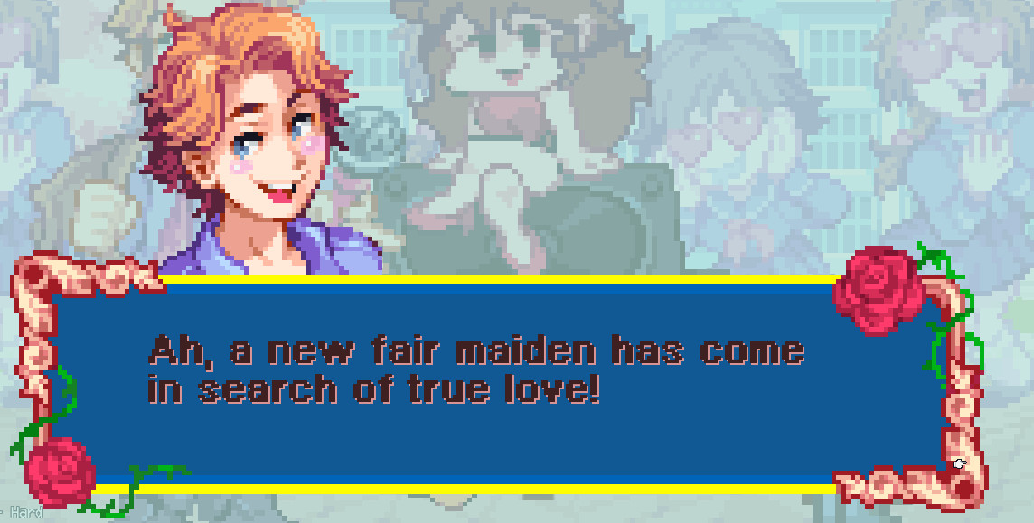 Senpai Text but in the terraria text box [Friday Night Funkin'] [Mods]