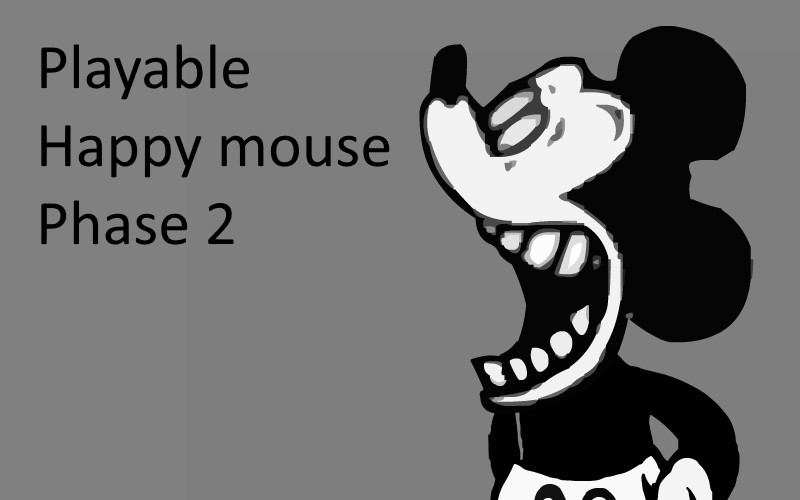 Playable Happy mouse phase 2 Mod for Friday Night Funkin' | FNF Mods