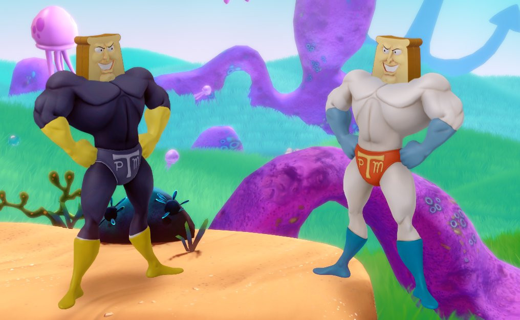 Captain Toast Man [Nickelodeon All-Star Brawl] [Mods]