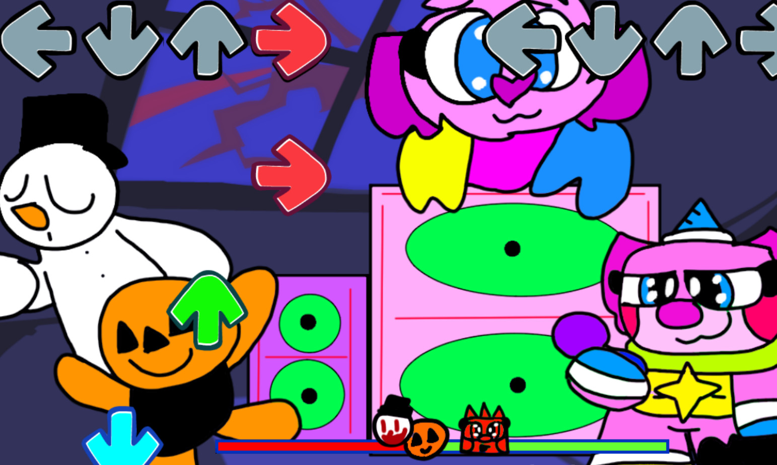 captain unikitty mod fnf Mod for Friday Night Funkin' | FNF Mods