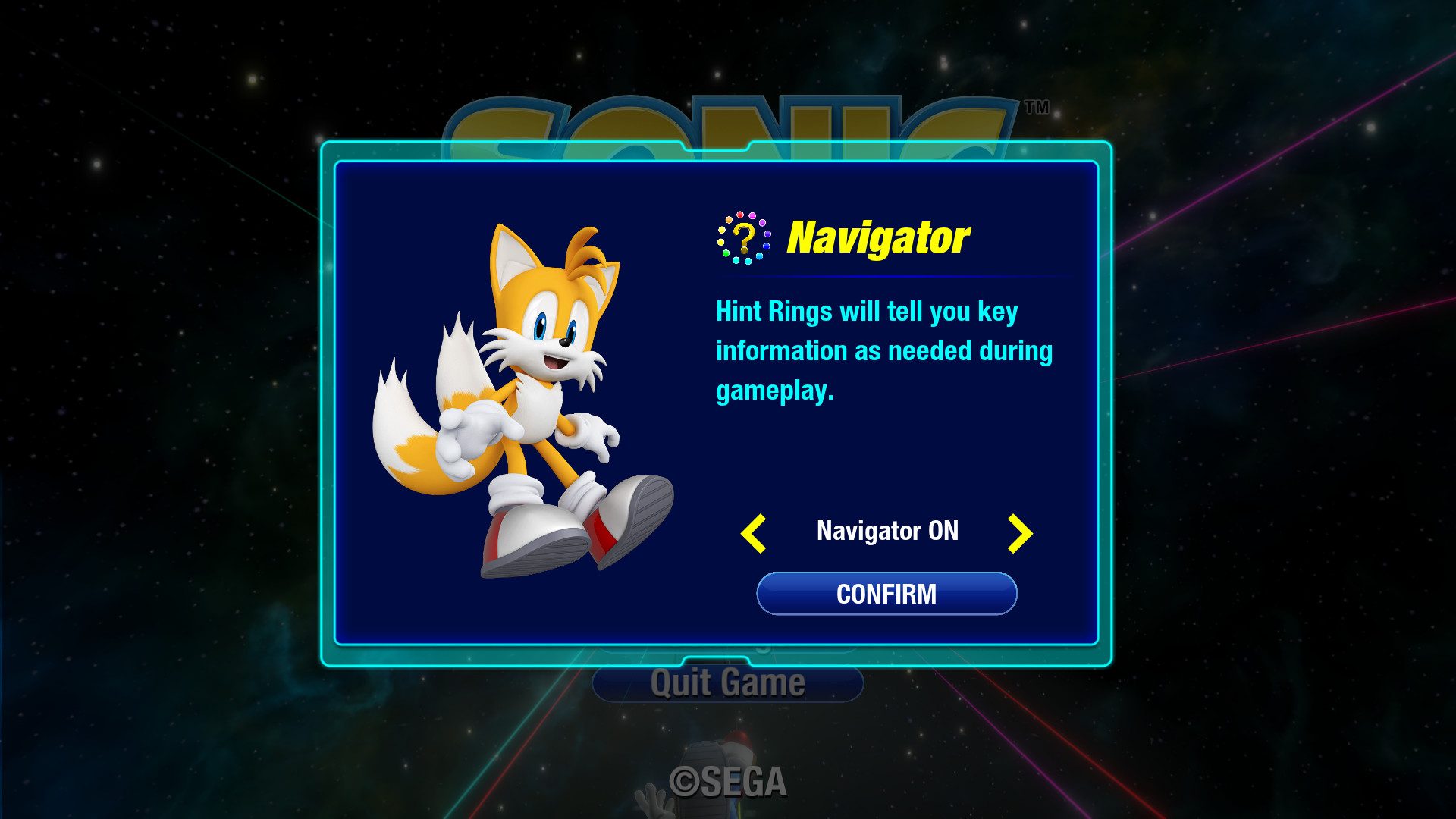 Gameplay Hint Voice Over Removal Mod for Sonic Colors: Ultimate | SCU Mods