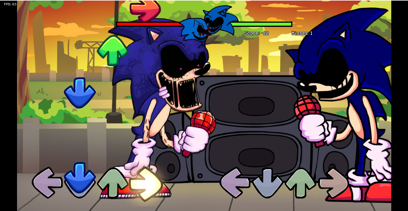 HD Sonic.Exe MAD (For FNF Multi And Original Game) Mod for Friday Night ...