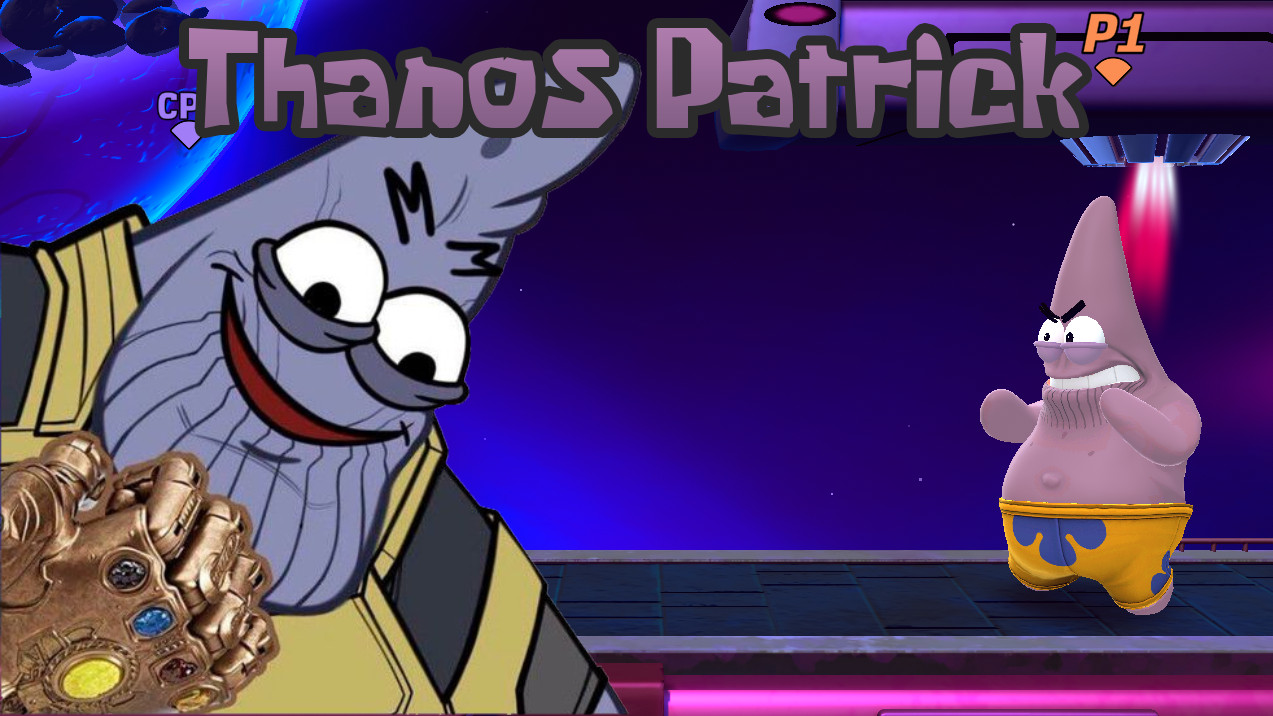 Thanos Patrick Mod for Nickelodeon All-Star Brawl | NASB Mods