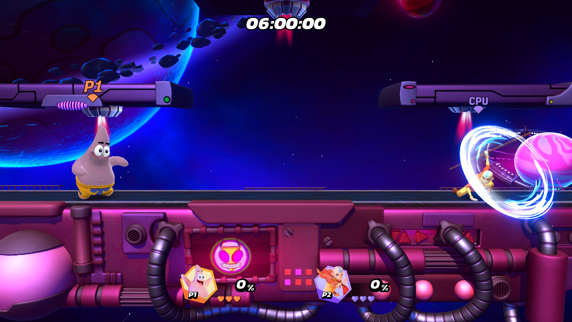 Thanos Patrick Mod for Nickelodeon All-Star Brawl | NASB Mods