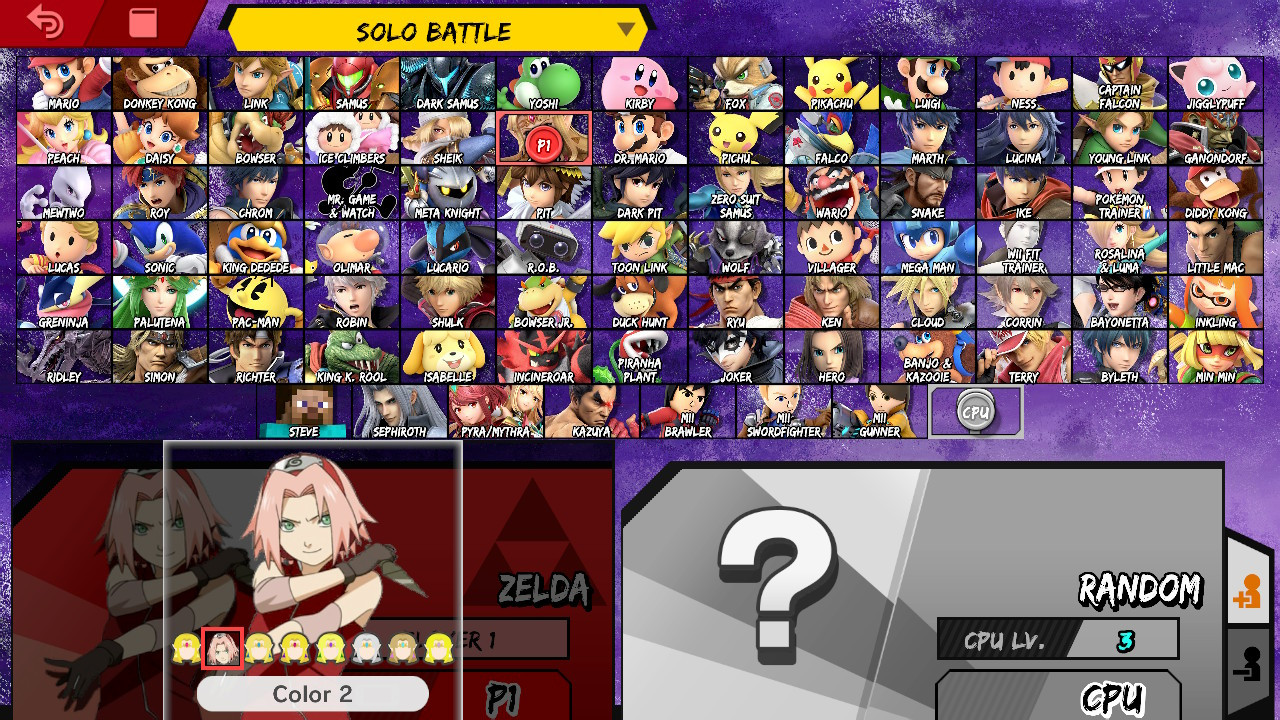 Sakura Haruno Mod for Super Smash Bros. Ultimate | SSBU Mods