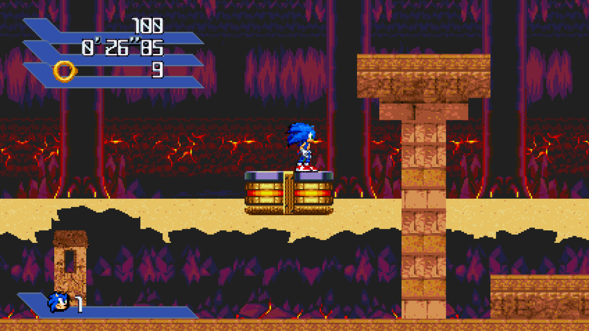 sonic mania 06 project dusty desert 0.7 WIP Mod for Sonic Mania | SM Mods