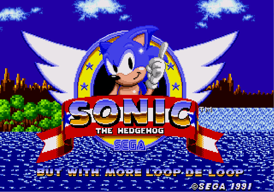 Sonic 1 But With More Loop-de-Loops [Sonic The Hedgehog (1991)] [Mods]