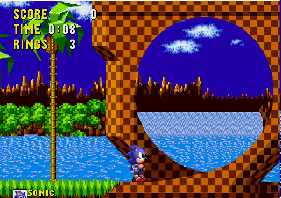 Sonic 1 But With More Loop-de-Loops [Sonic The Hedgehog (1991)] [Mods]