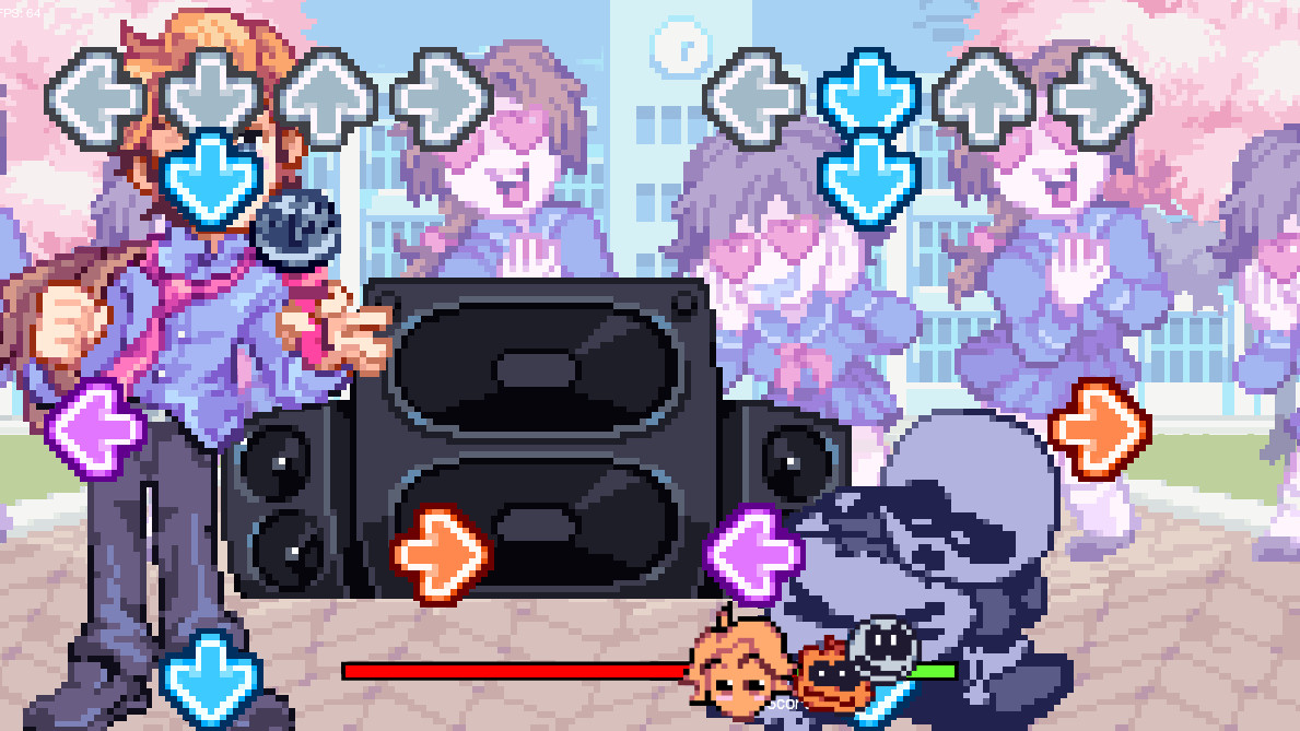 PIXEL SKID AND PUMP! | DaMods Mod for Friday Night Funkin' | FNF Mods