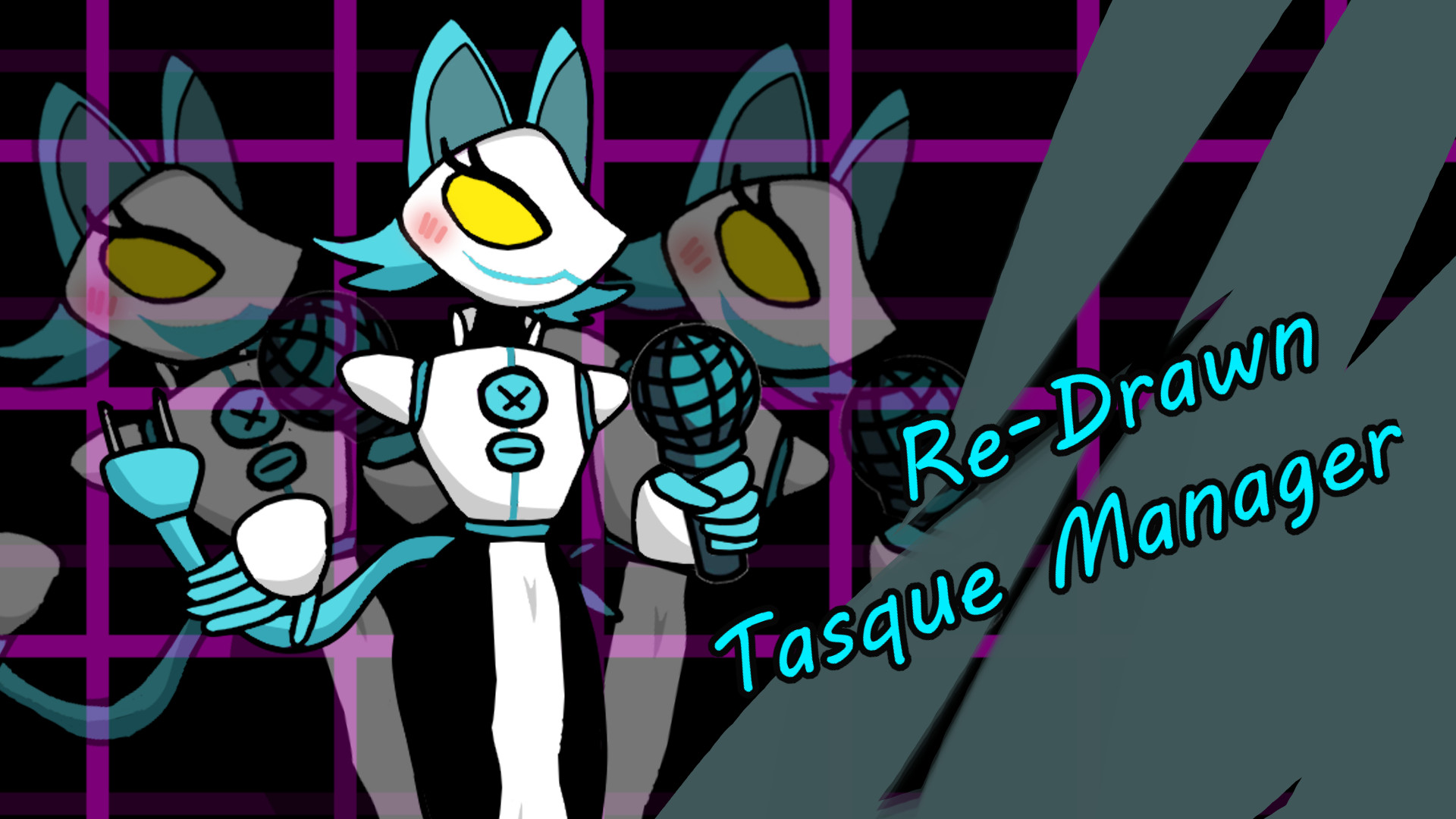 Tasque Manager re-drawn Mod for Friday Night Funkin' | FNF Mods