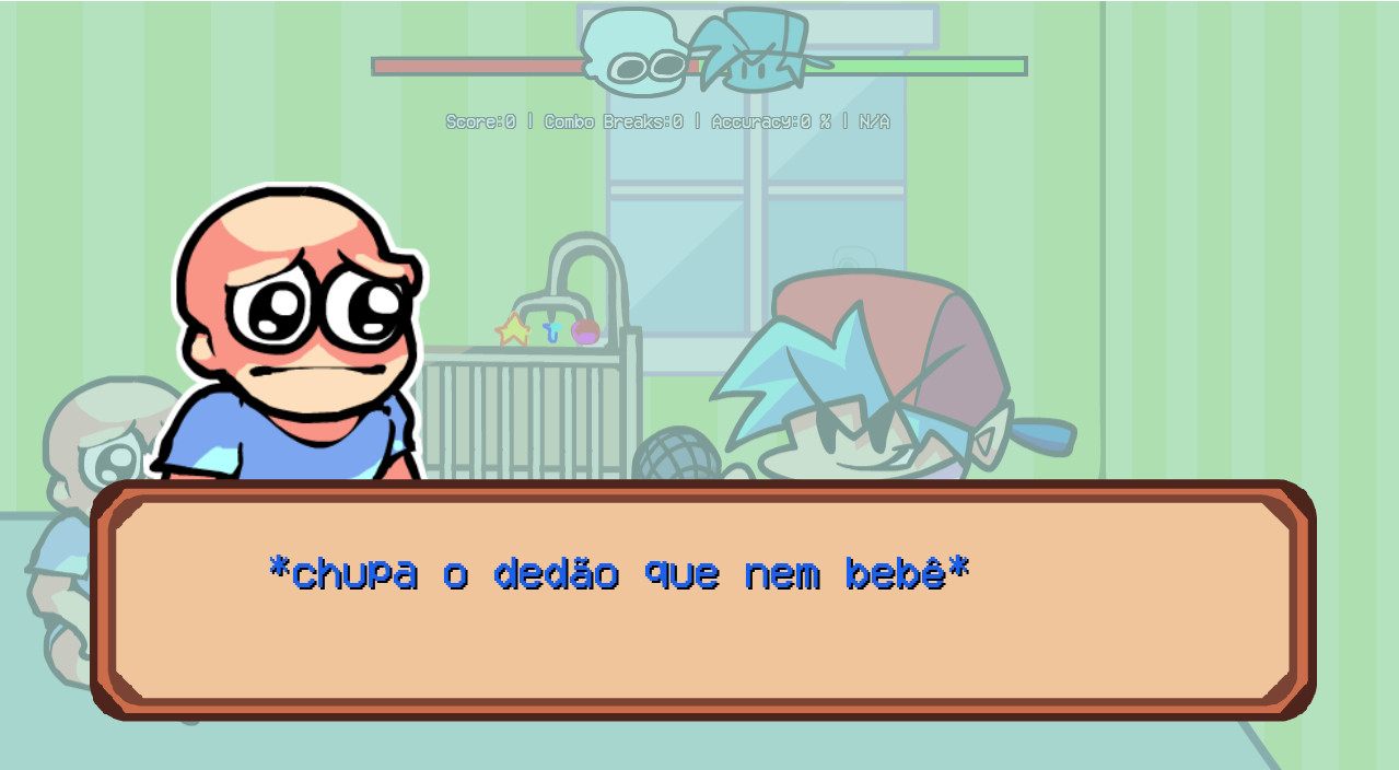 FNF | Baby Blue Brother | Traduzido em PT-BR [Friday Night Funkin'] [Mods]