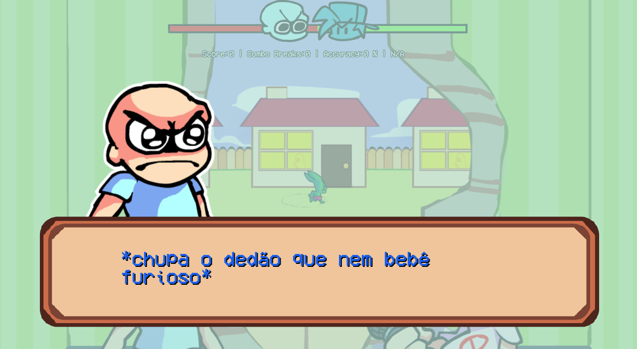 FNF | Baby Blue Brother | Traduzido em PT-BR [Friday Night Funkin'] [Mods]