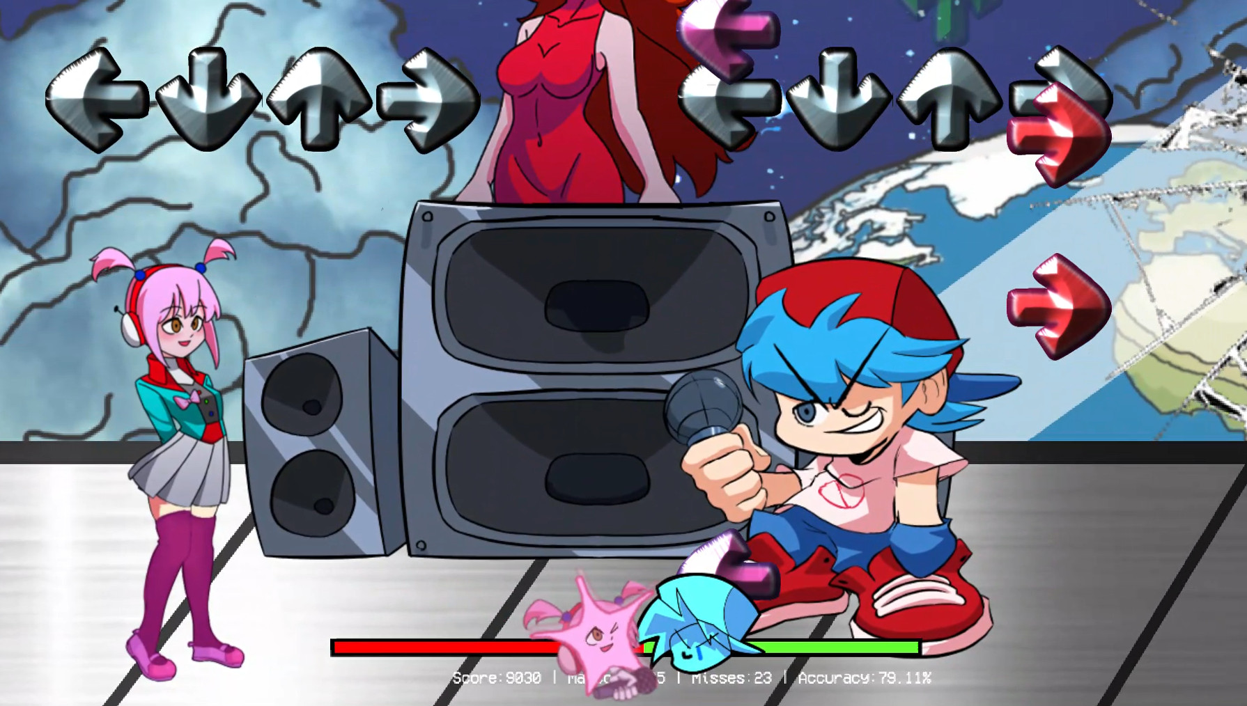 VS In The Galaxy HD FULL WEEK + EXTRAS Mod for Friday Night Funkin' | FNF Mods